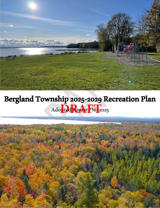 Review Draft of Recreation Plan - Bergland Township